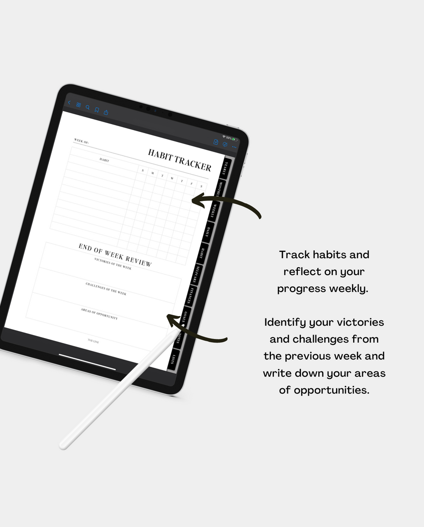 The Digital Planner | Instant Download – The Line