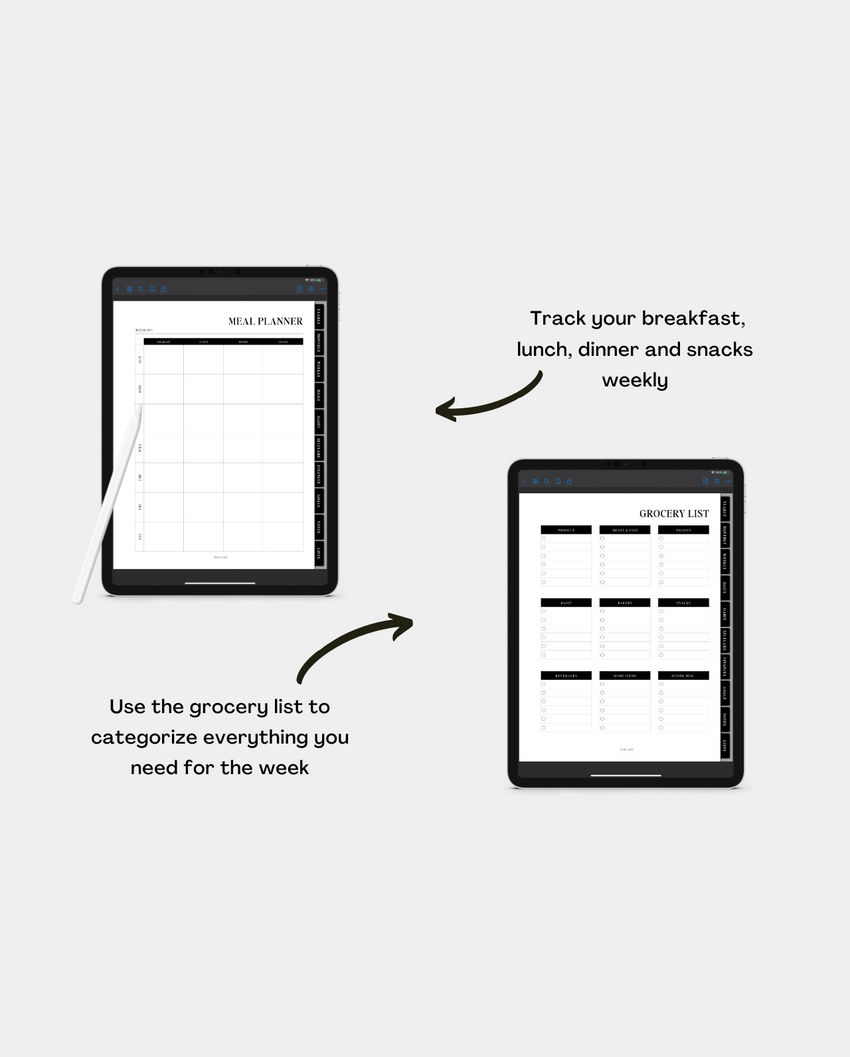 The Digital Planner | Instant Download – The Line