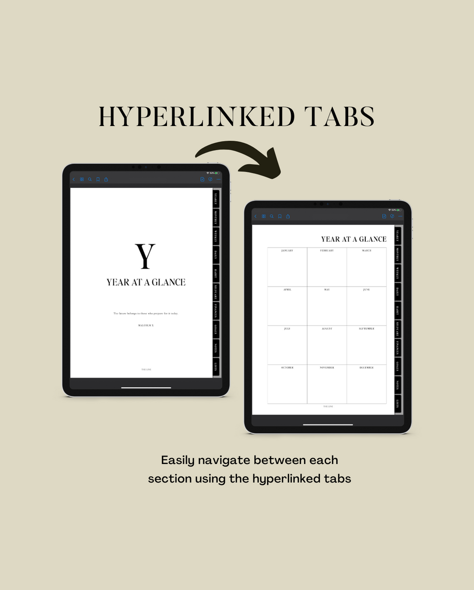 The Digital Planner | Instant Download – The Line