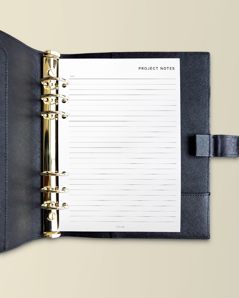 Classic Project Notes Planner Inserts – The Line
